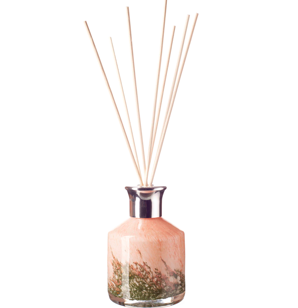 Small Cylinder Reed Diffuser - Evergreen Blush – World of Glass